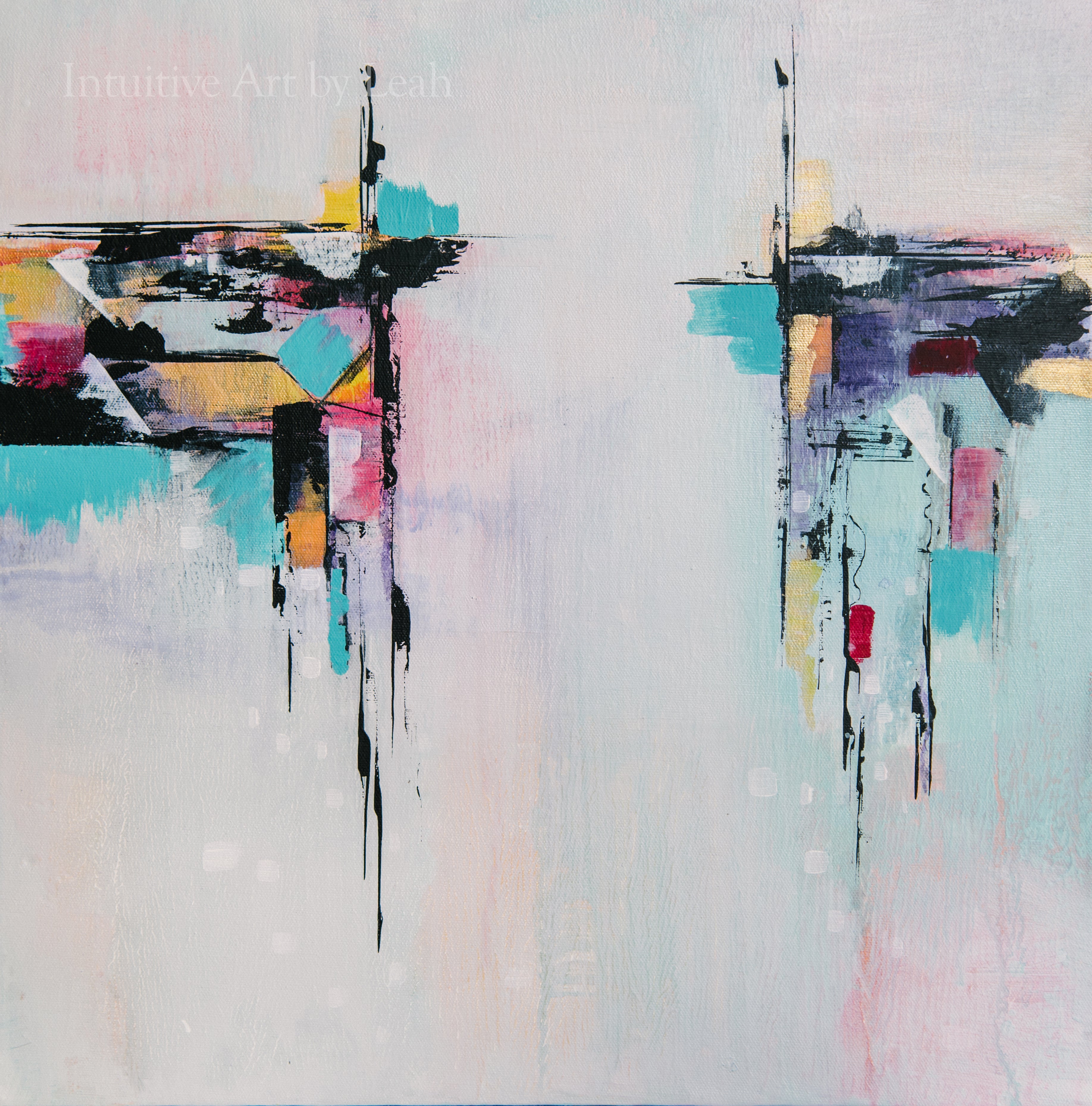 The Divide – Intuitive Art by Leah